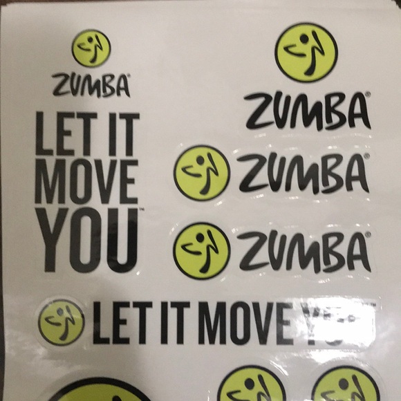 Zumba Fitness | Accessories | 5 Pk Zumba Sticker | Poshmark